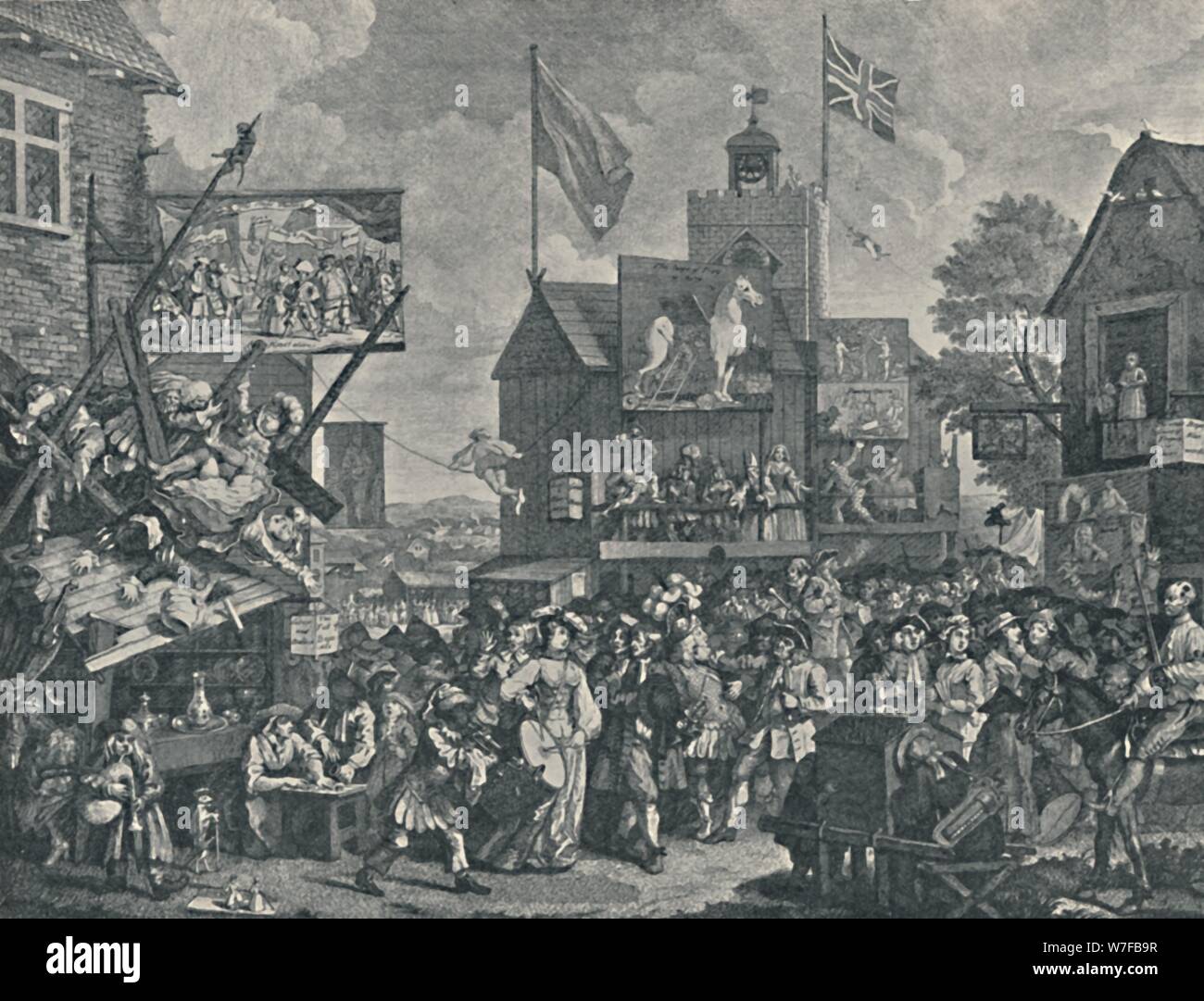 'Southwark Fair, 1733', (1920). Artist: William Hogarth Stock Photo - Alamy