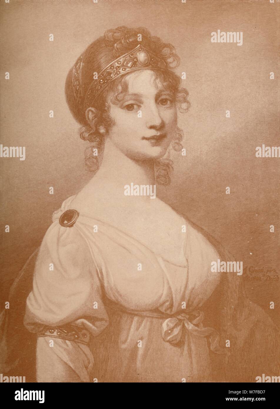 'Queen Louisa of Prussia', 1802, (1896). Artist: Unknown Stock Photo ...