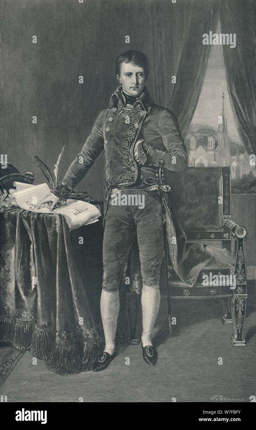 'Napoleon Bonaparte, First Consul', 1803-1804, (1896). Artist: T ...