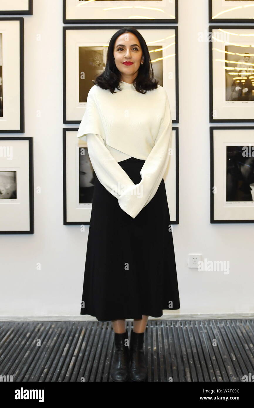 French photographer Anaistamo Martane, the wife of Chinese actor Liu Ye ...