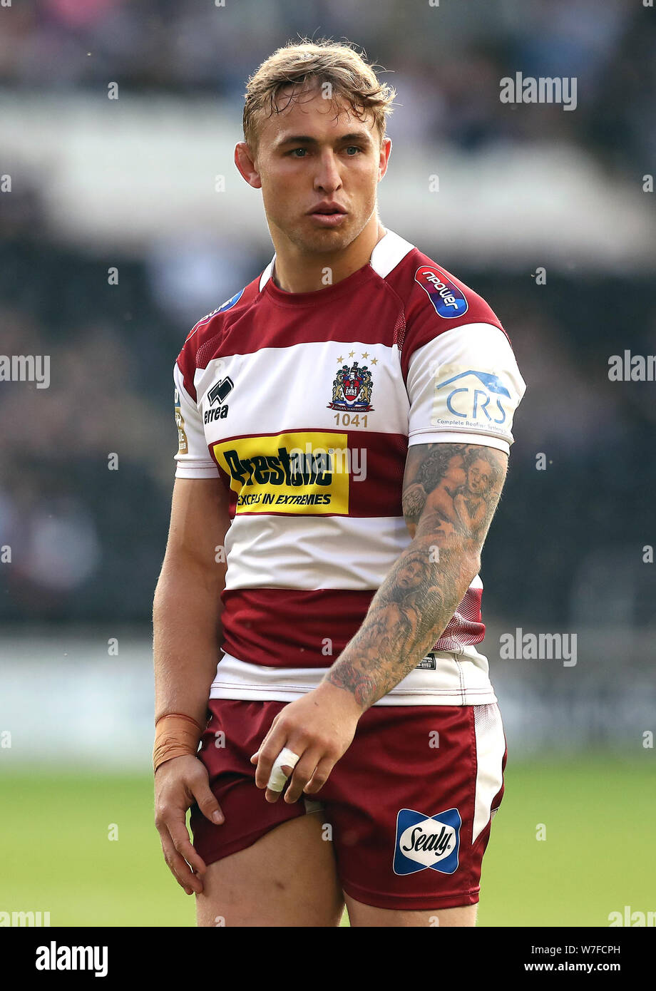 Wigan Warriors' Sam Powell Stock Photo - Alamy