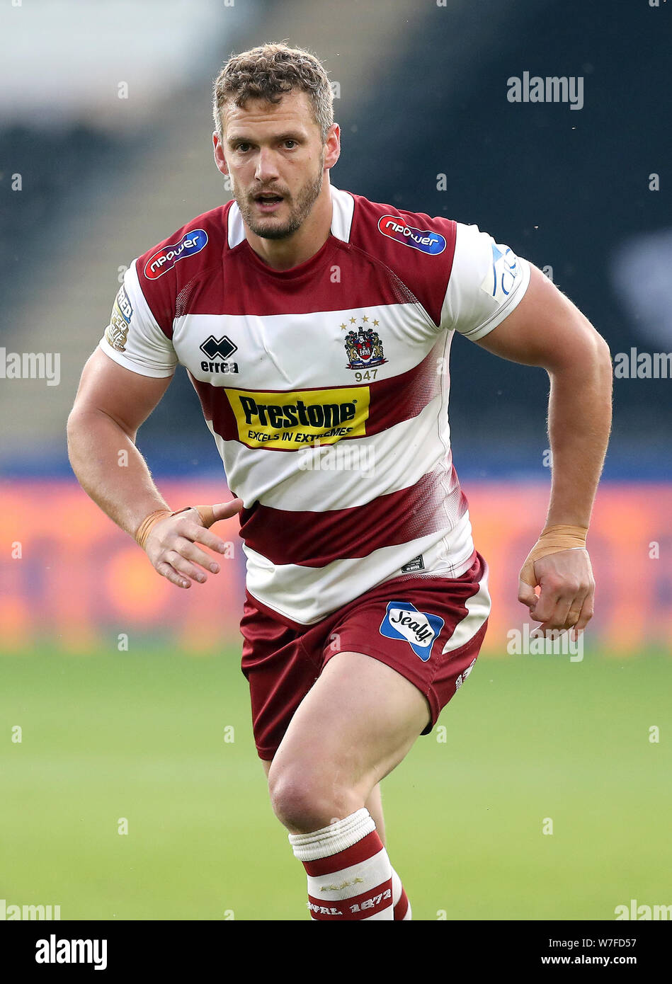 Wigan Warriors' Joe Bullock Stock Photo - Alamy
