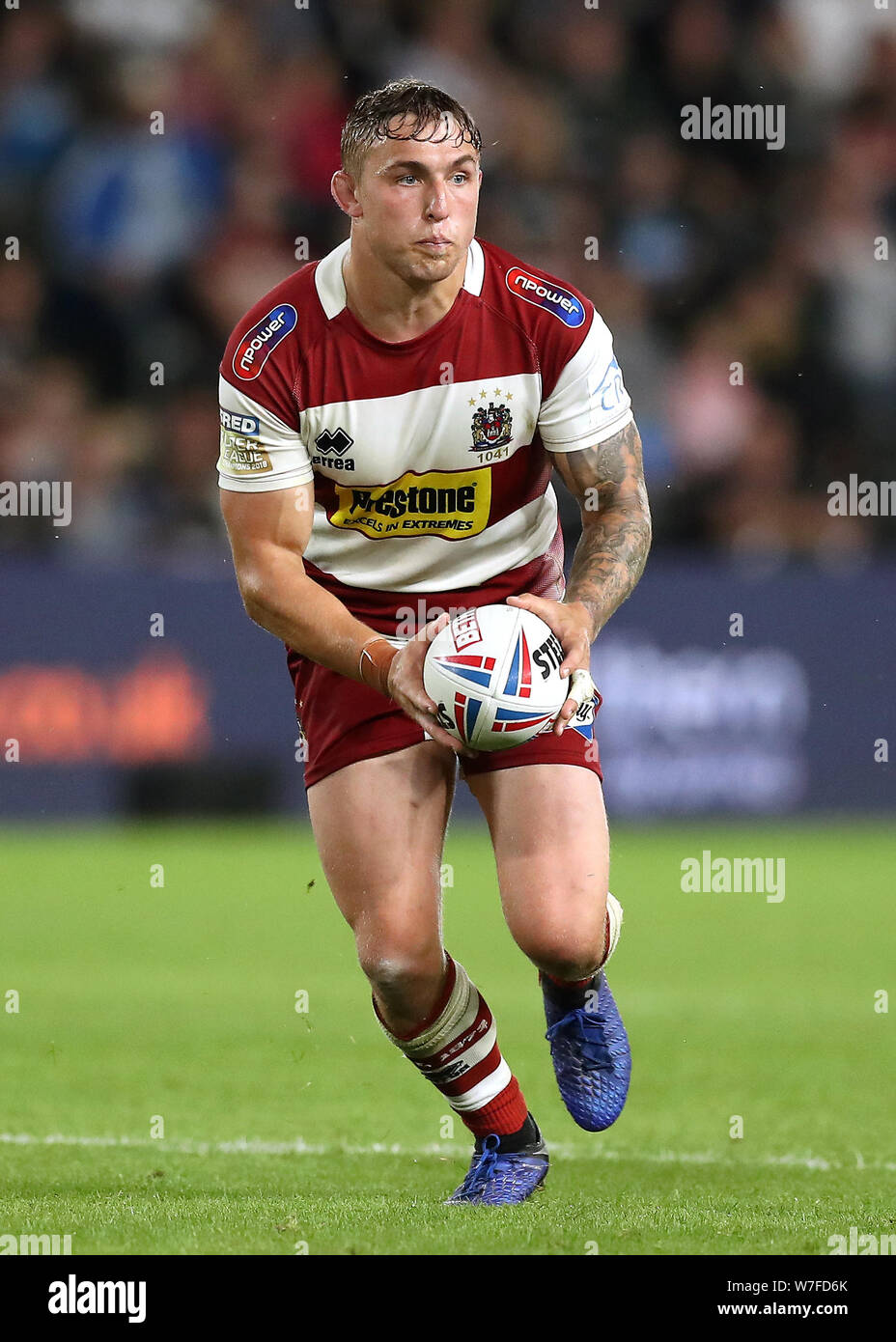 Wigan Warriors' Sam Powell Stock Photo - Alamy