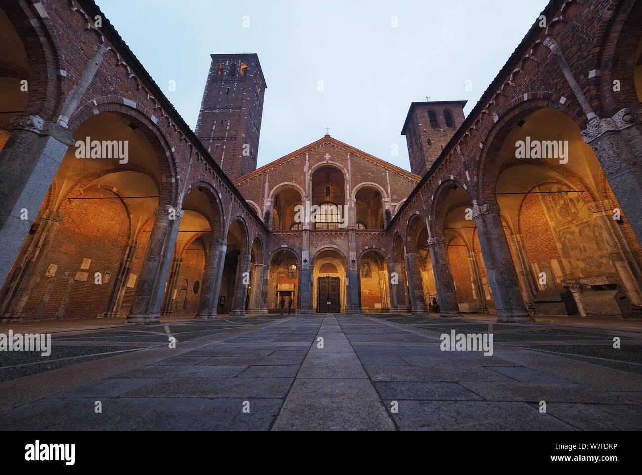 Basilica di santambrogio romanesque hi-res stock photography and images ...