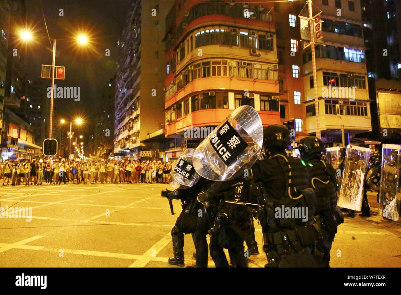 Hong Kong, China. 05th Aug, 2019. Hong Kong riots continue in more than ...