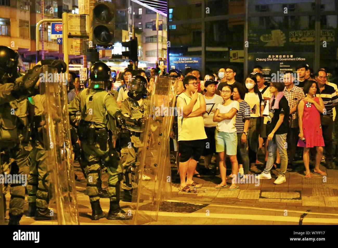 Hong Kong, China. 05th, August 2019. Hong Kong riots continue in more ...