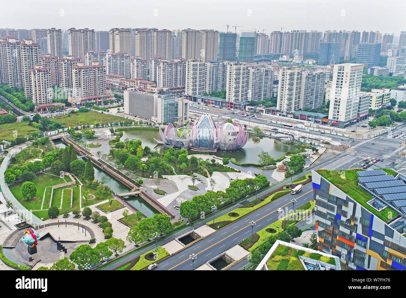 Lotus building wujin hi-res stock photography and images - Alamy