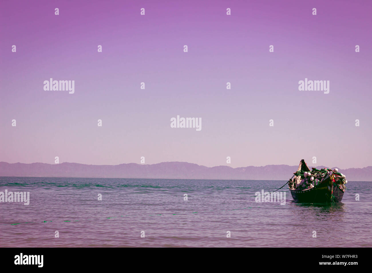 beauty of boat on water Stock Photo - Alamy
