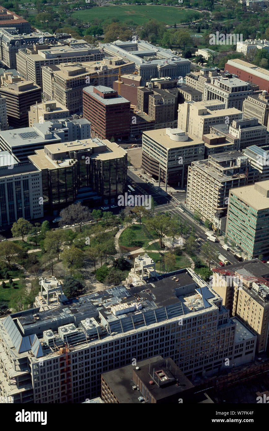 Aerial of Washington, D.C Stock Photo - Alamy