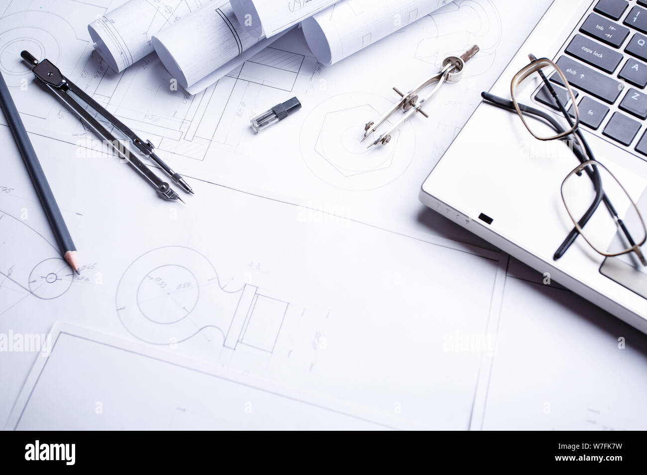 Technical engineering drawings hi-res stock photography and images - Alamy