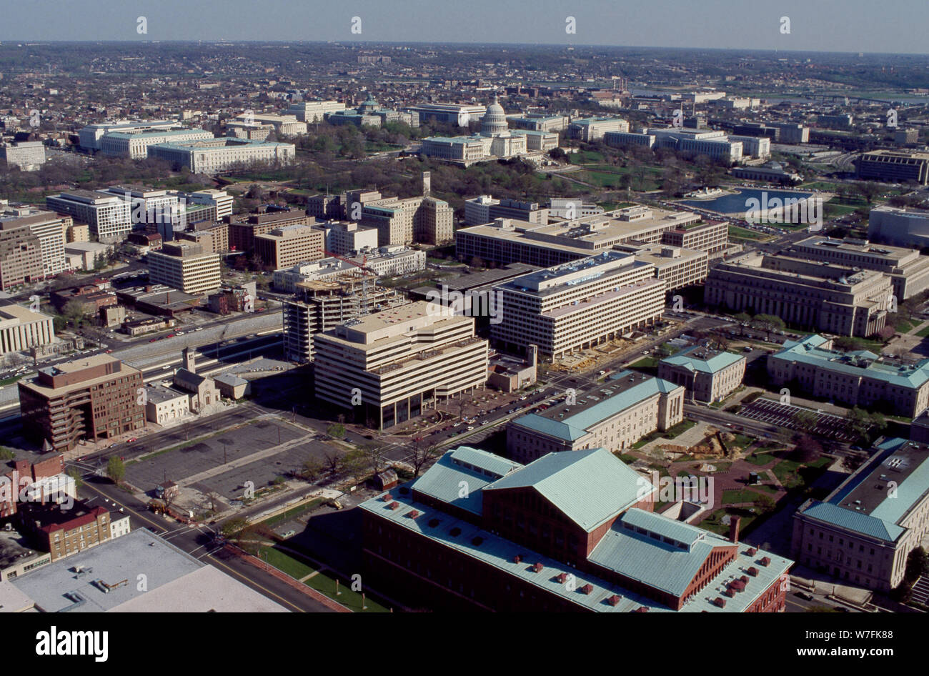 Aerial of Washington, D.C Stock Photo - Alamy