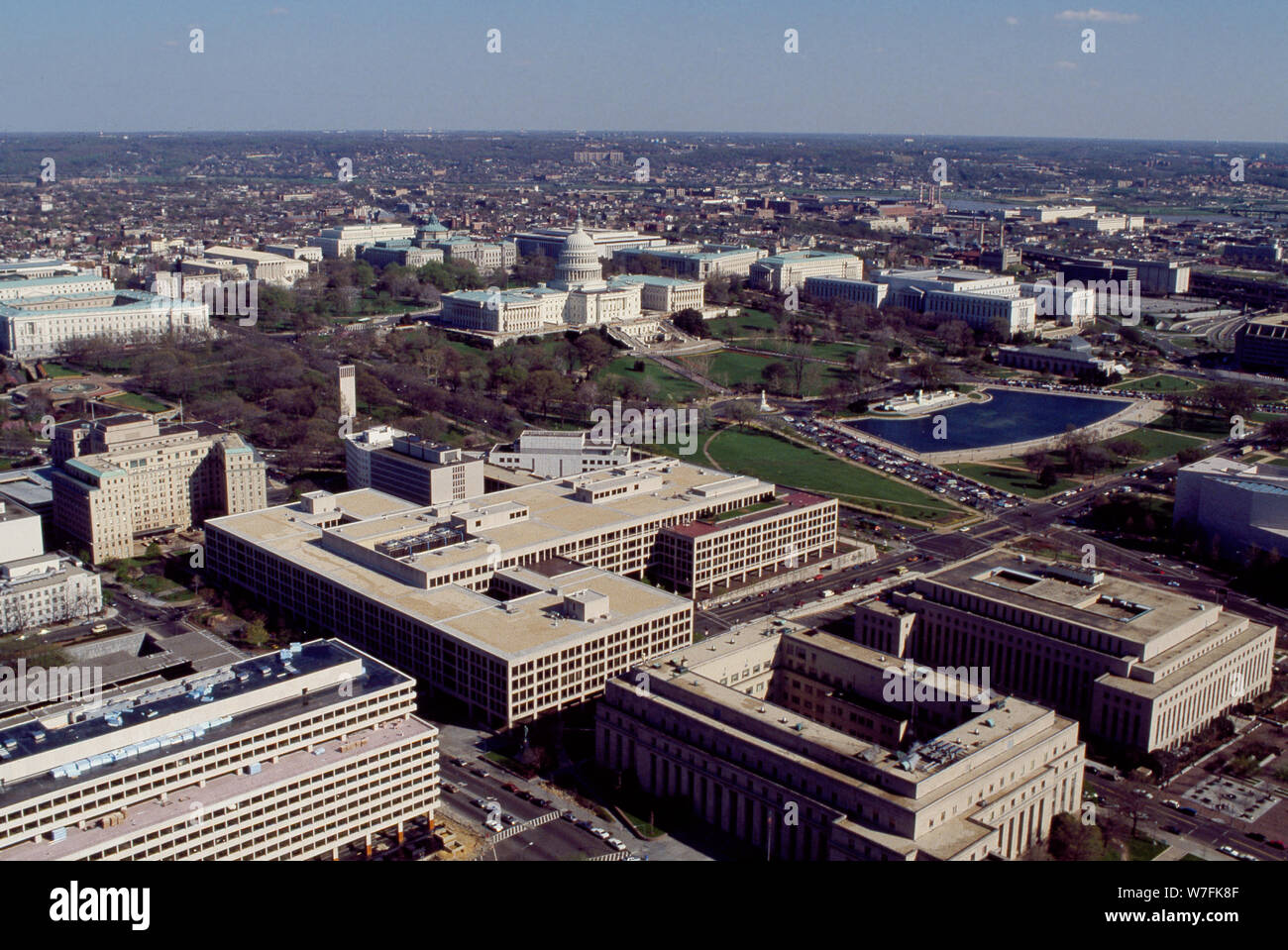 Aerial of Washington, D.C Stock Photo - Alamy