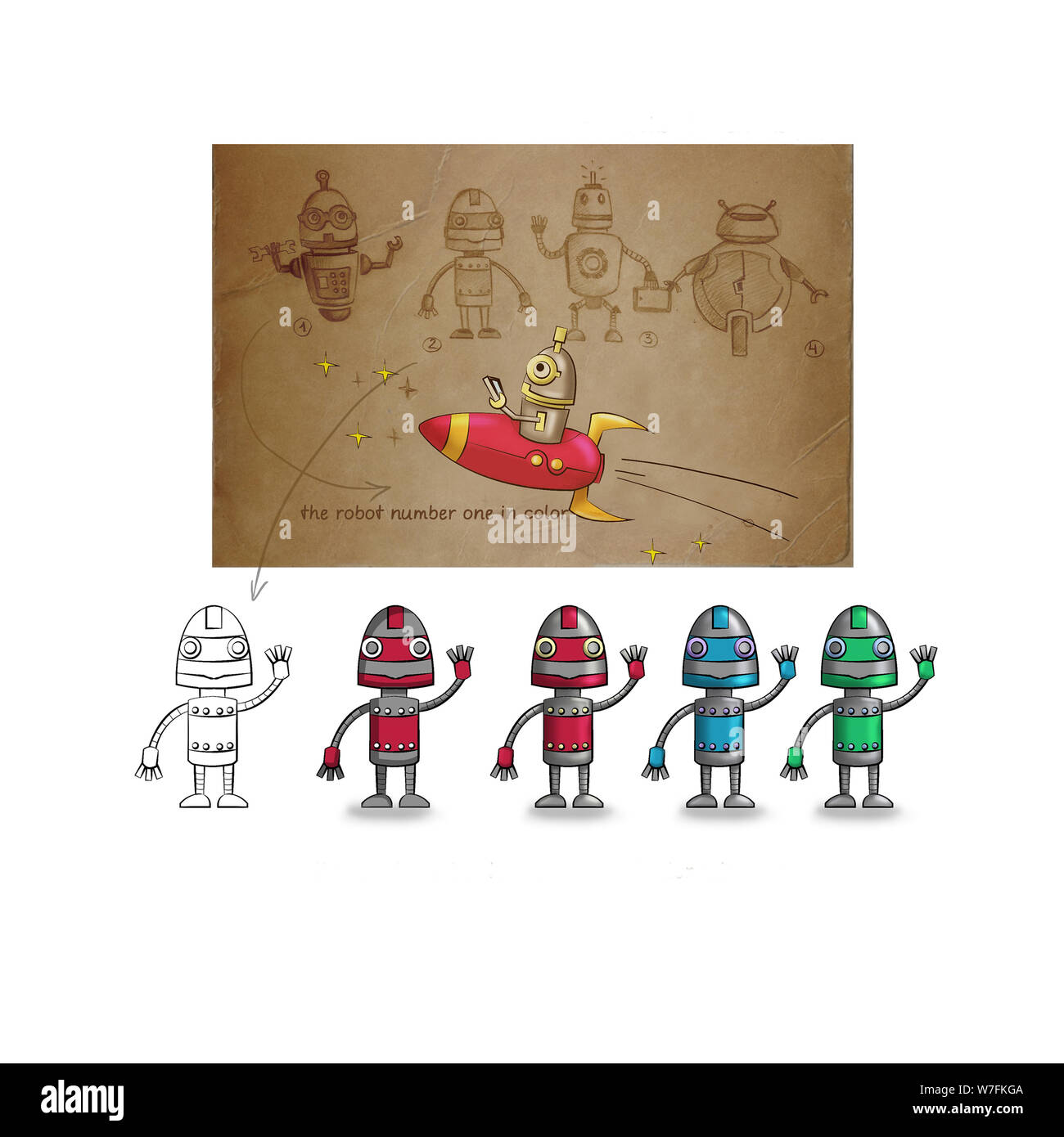 Concept chat bot 3d Cut Out Stock Images & Pictures - Alamy