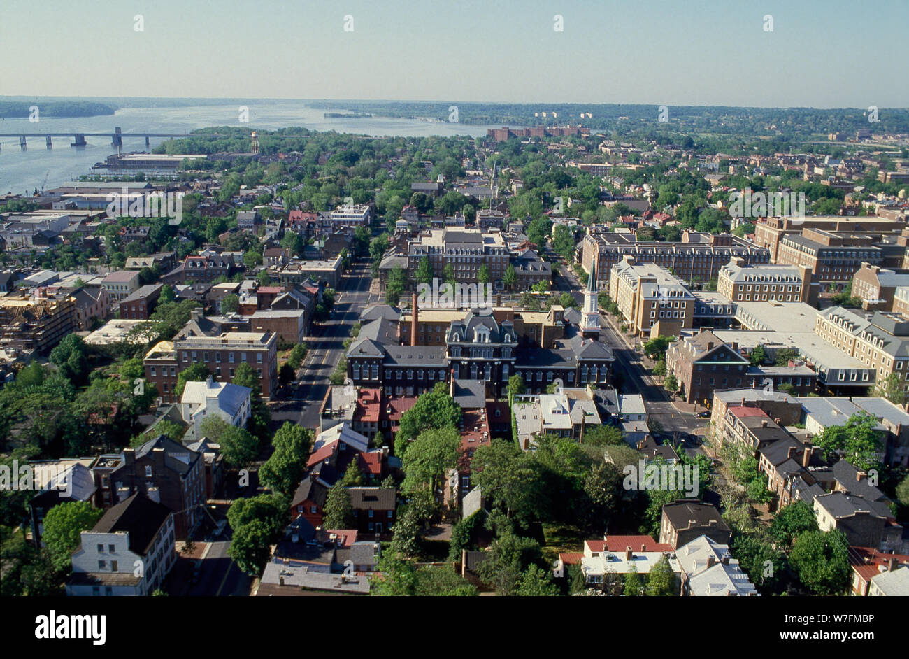 Aerial view of Alexandria, Virginia Stock Photo - Alamy