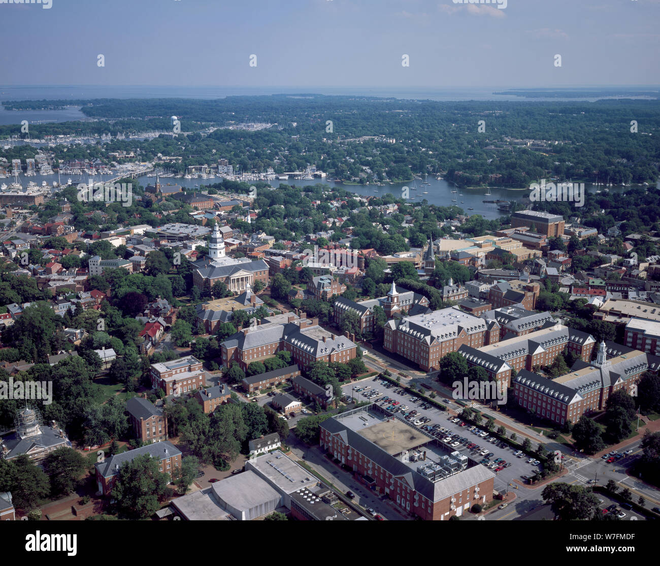Aerial view of Annapolis, the Maryland capital Stock Photo - Alamy