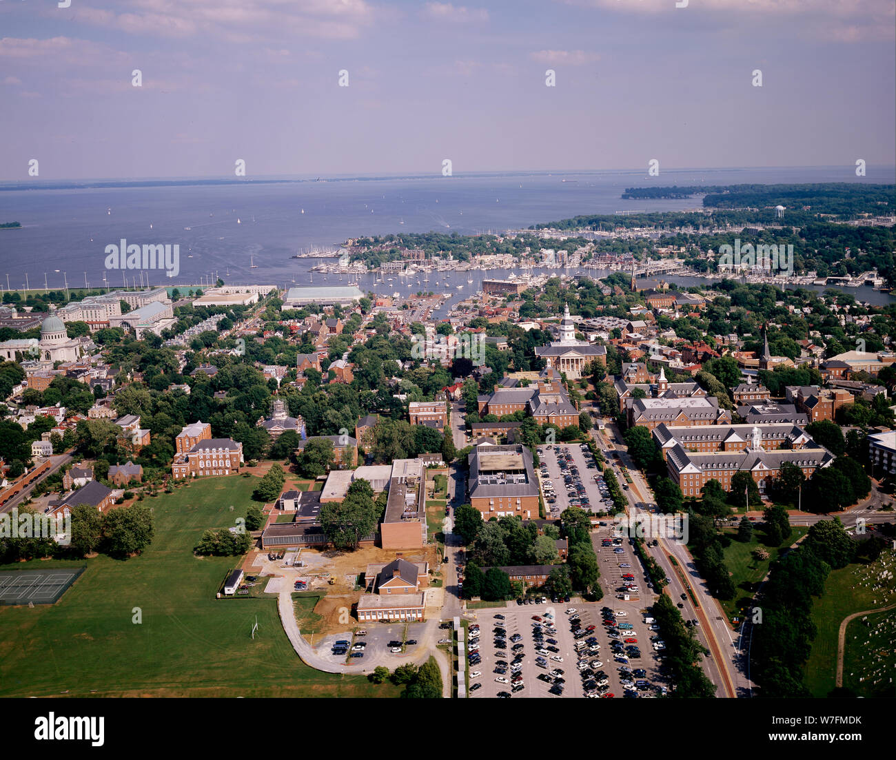 Annapolis maryland aerial view hi-res stock photography and images - Alamy
