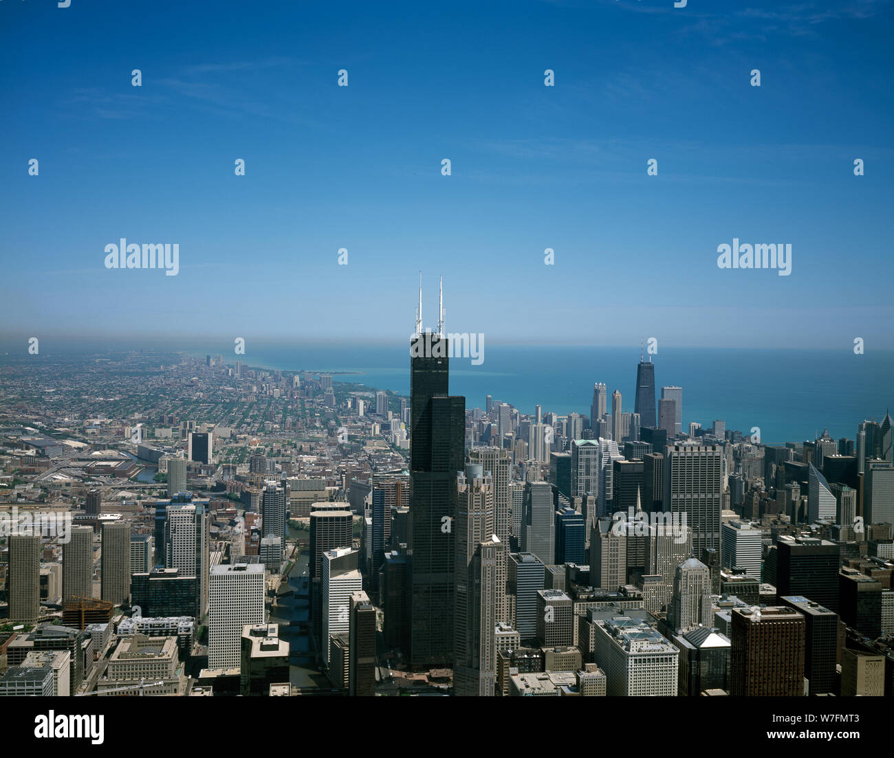 Aerial view of Chicago, Illinois Stock Photo - Alamy