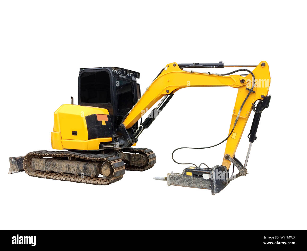 Macro Backhoe excavators for construction, breaking and drilling the ...