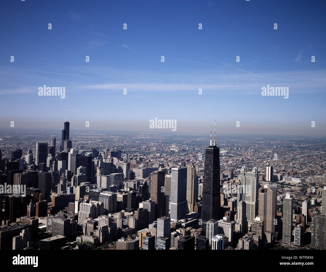 Aerial view of Chicago, Illinois Stock Photo - Alamy