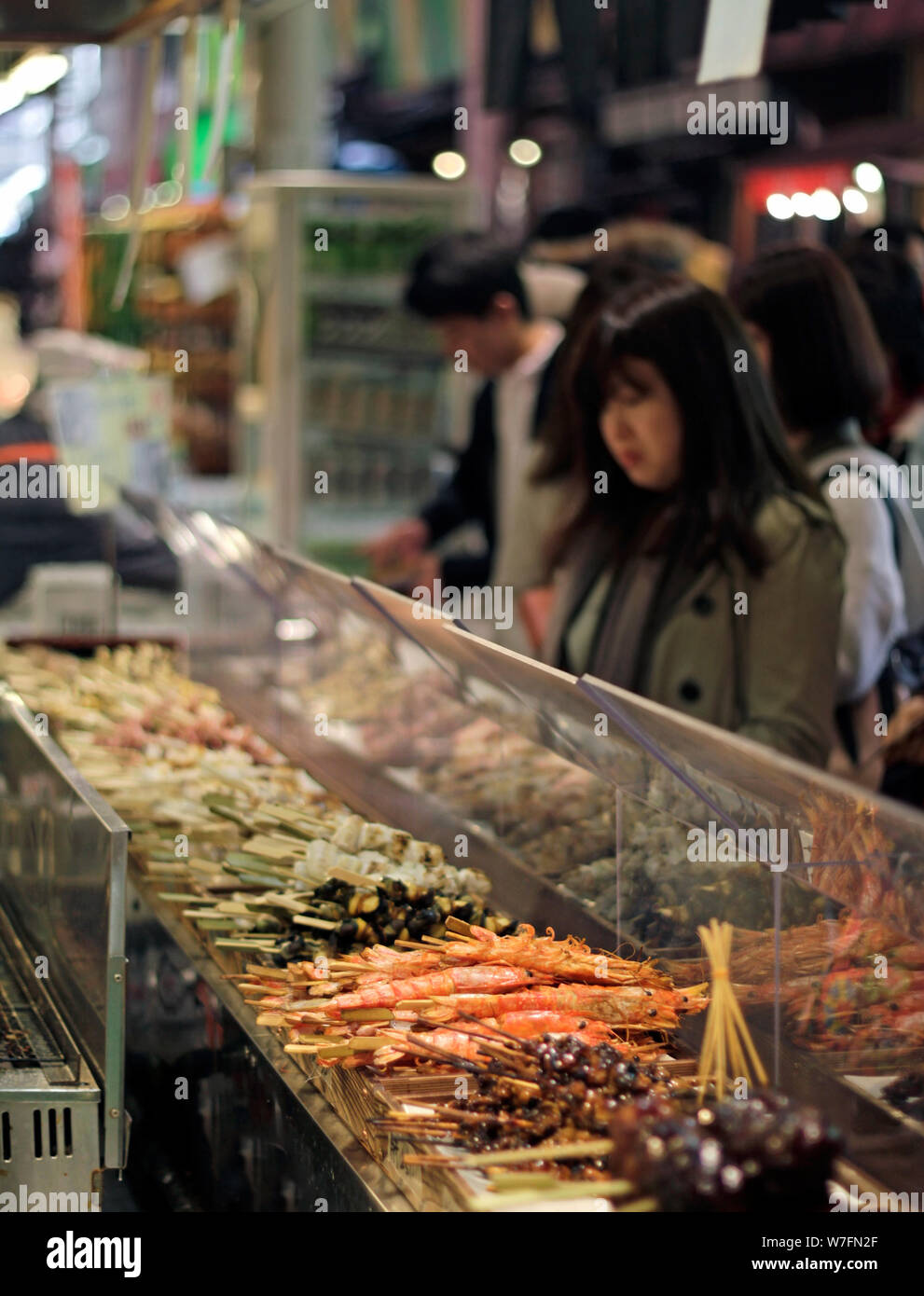 Kanazawa, Japan - June 17, 2019: Rich sea food display at a Japanese ...