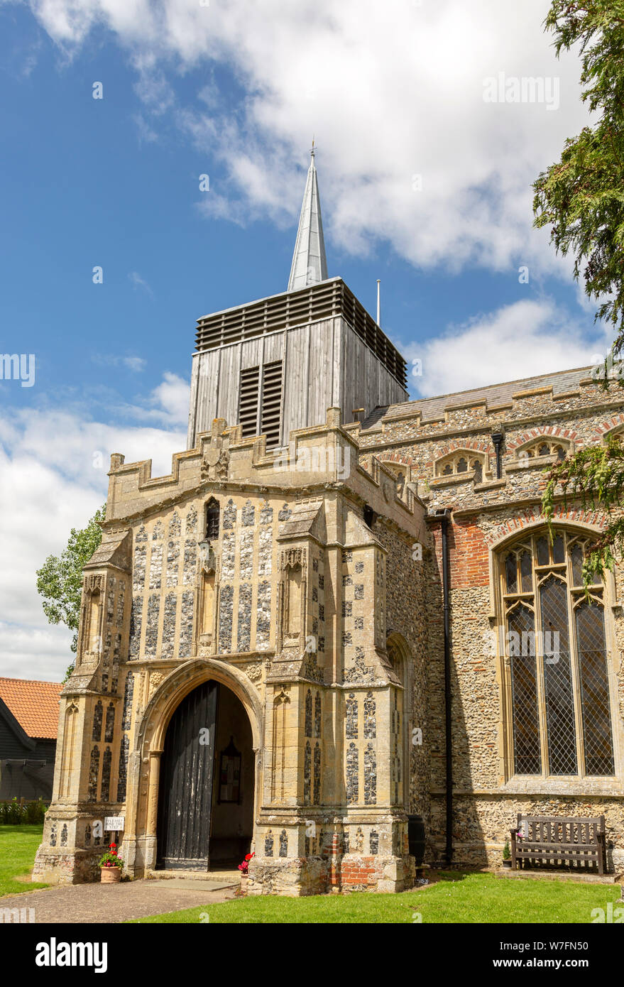 Village parish church of Saint Mary Magdalene, Bildeston, Suffolk ...