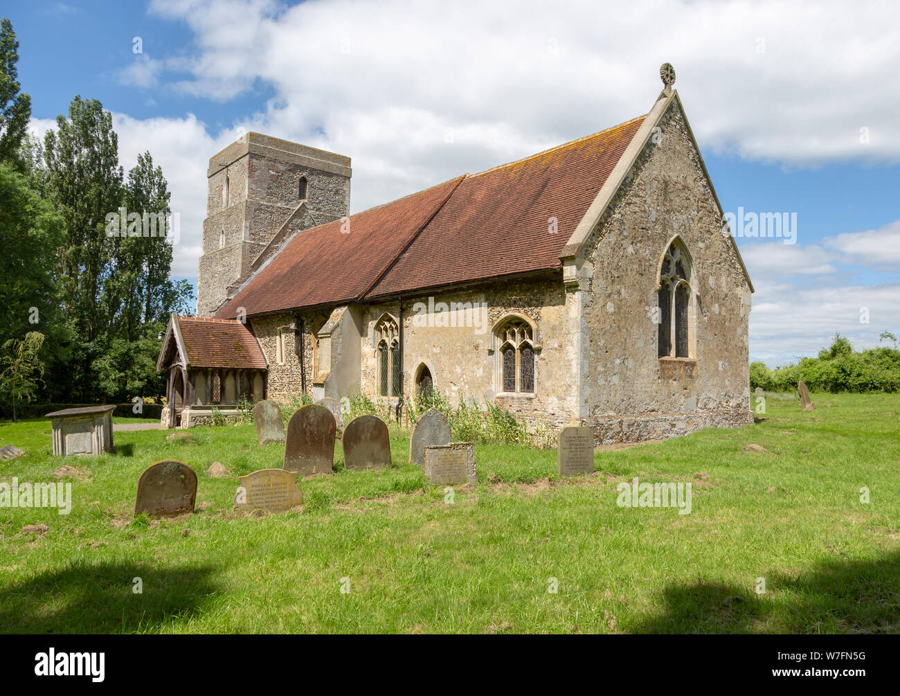 Village parish church of Saint Catherine, Ringshall, Suffolk, England ...