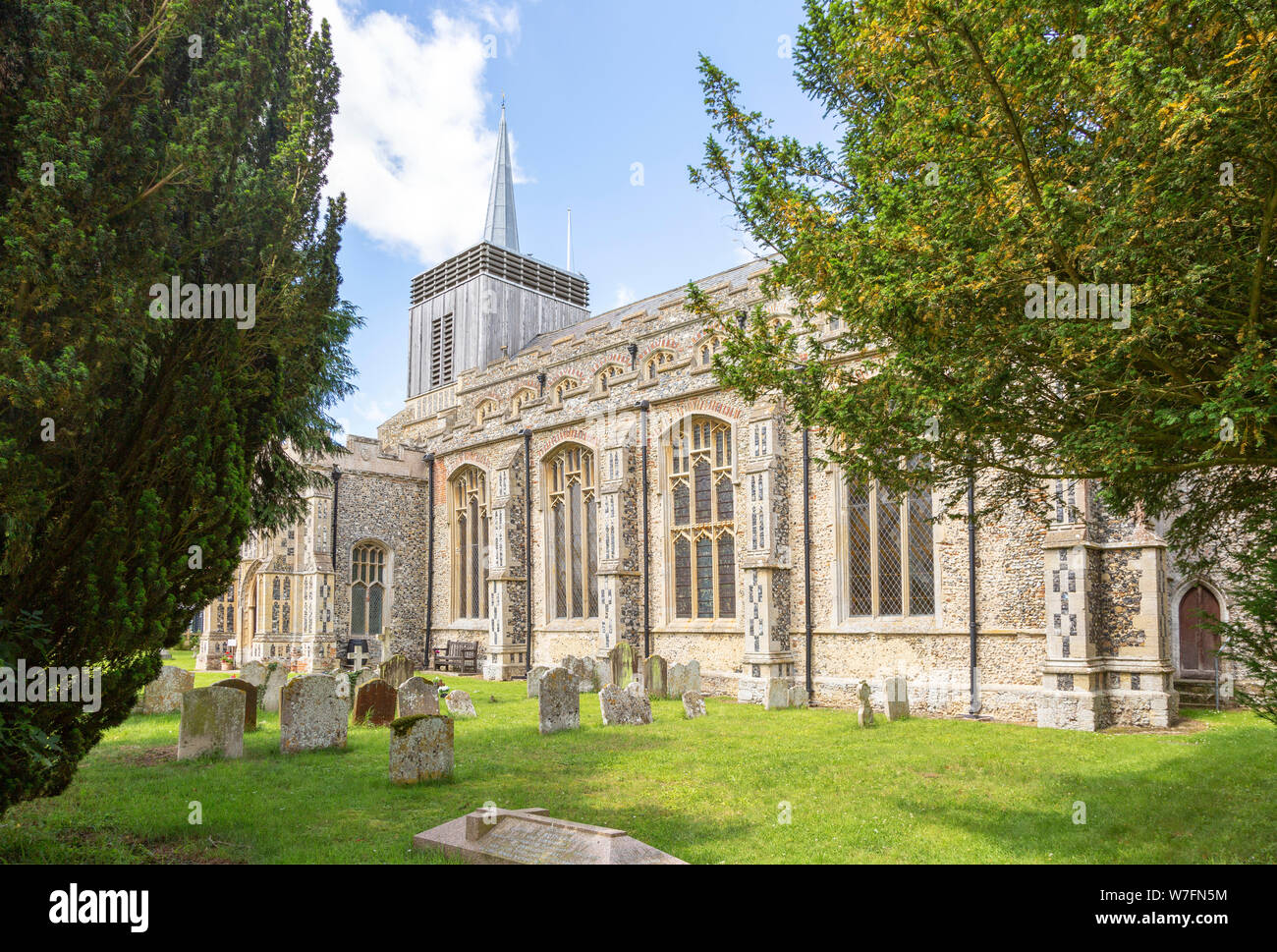 Village parish church of Saint Mary Magdalene, Bildeston, Suffolk ...