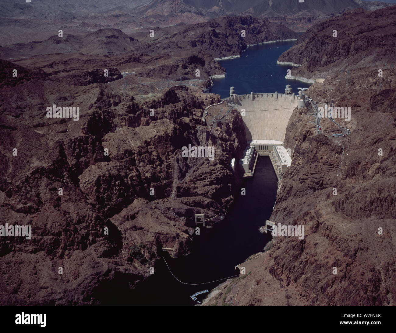 Aerial view of Hoover Dam, Nevada Stock Photo - Alamy