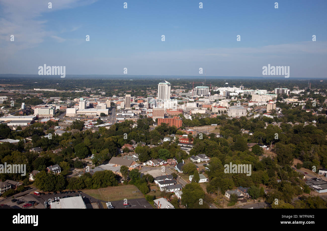 Aerial view of Montgomery, Alabama Stock Photo - Alamy
