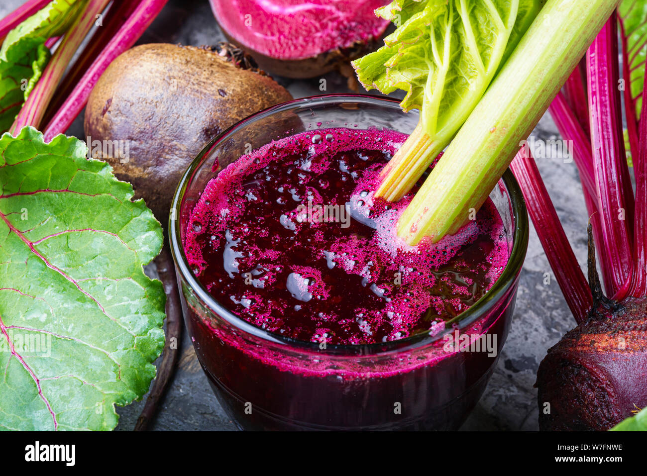 Beetroot juice.Beetroot detox smoothie.Healthy eating.Vegetable ...
