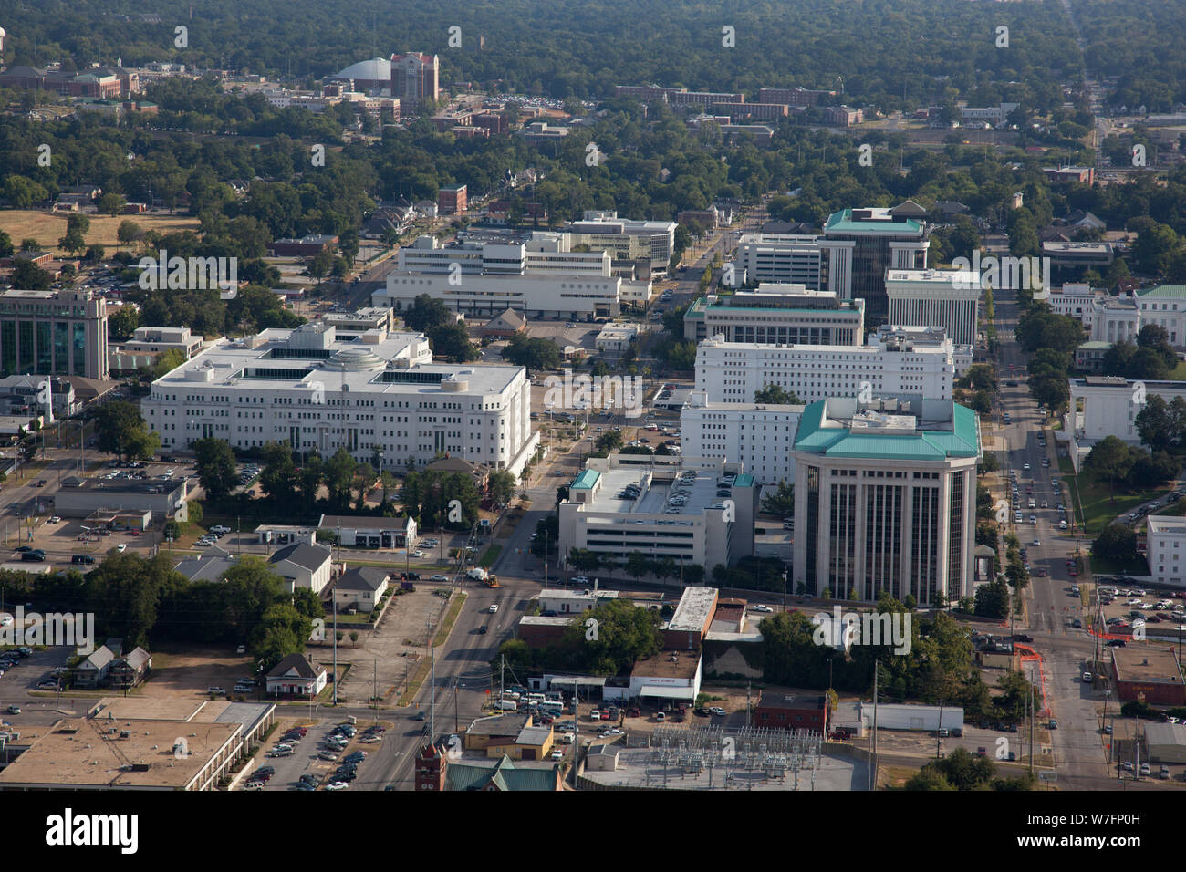 Aerial view of Montgomery, Alabama Stock Photo - Alamy