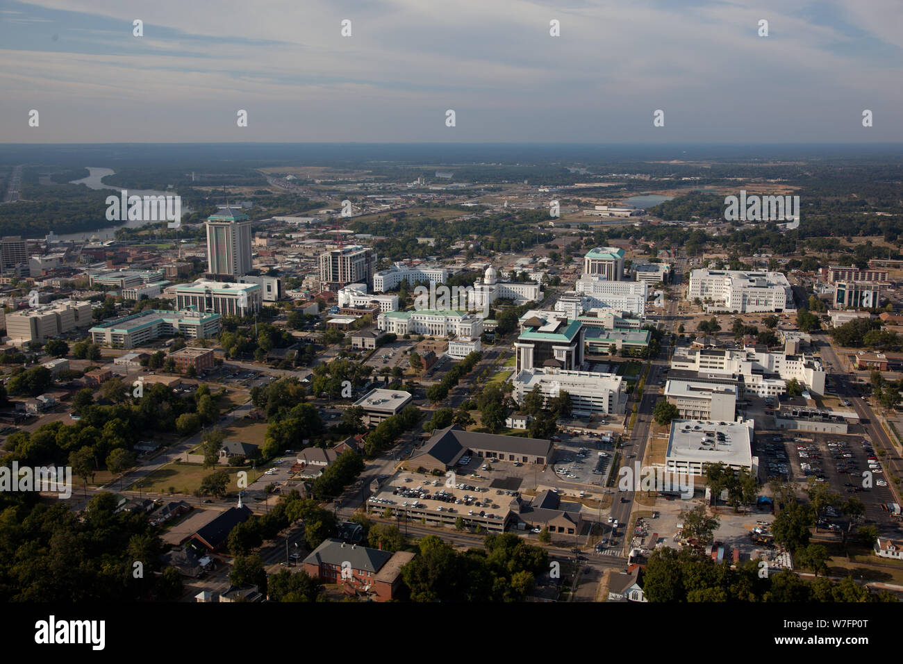 Aerial view of Montgomery, Alabama Stock Photo - Alamy