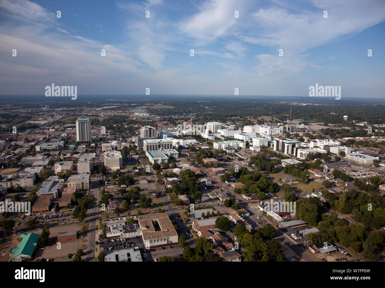 Aerial view of Montgomery, Alabama Stock Photo - Alamy