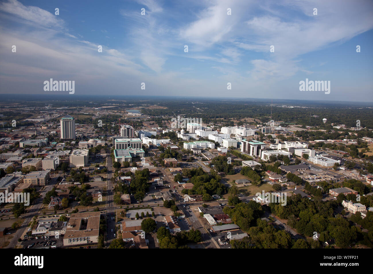 Aerial view of Montgomery, Alabama Stock Photo - Alamy