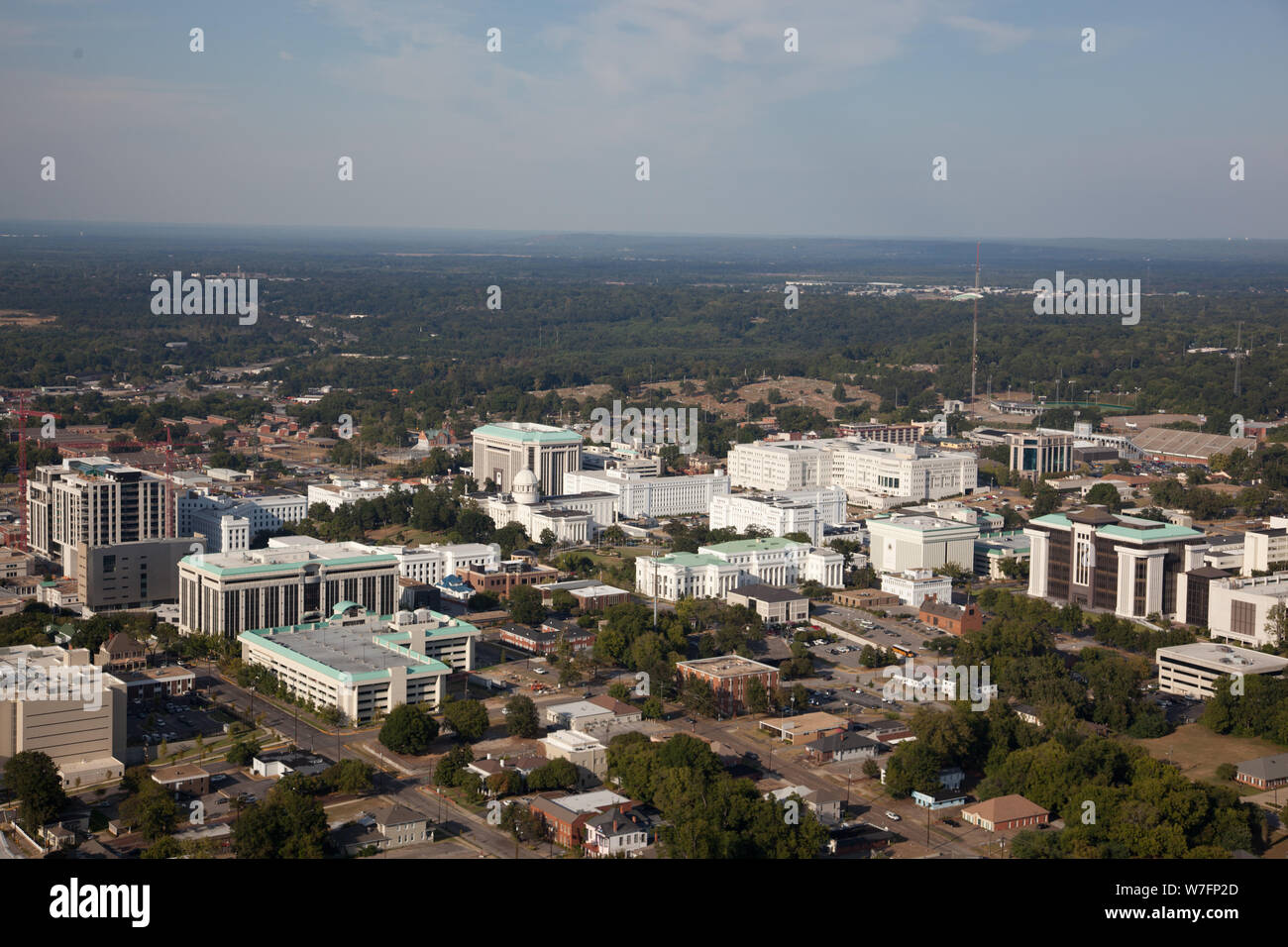 Aerial view of Montgomery, Alabama Stock Photo - Alamy