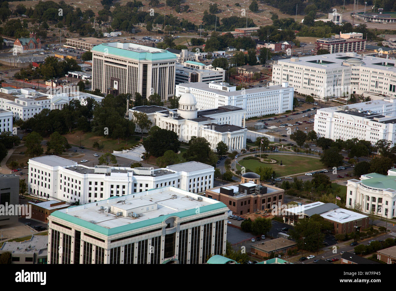 Downtown alabama aerial view hi-res stock photography and images - Alamy