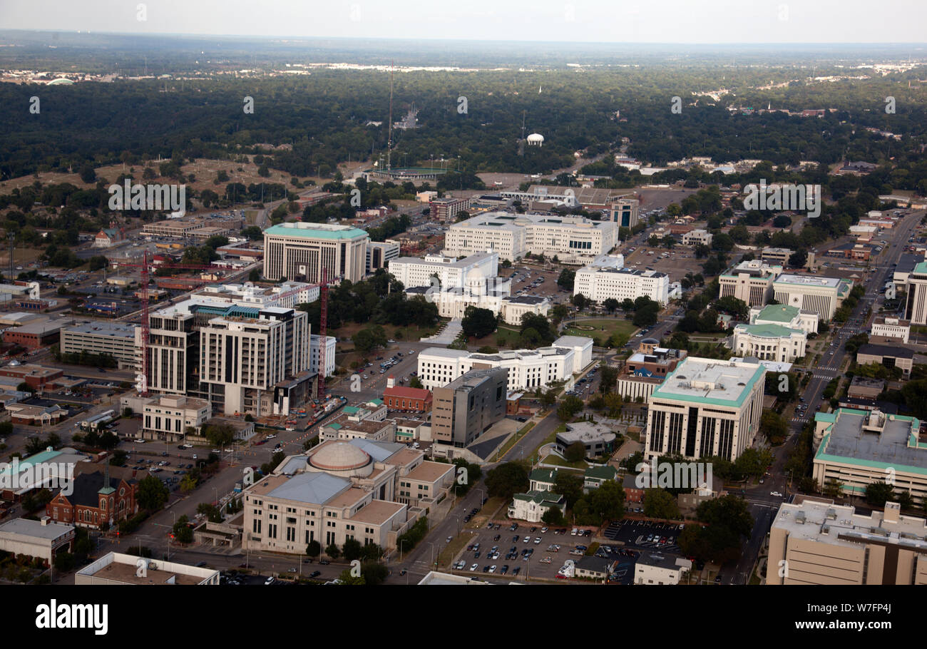 Aerial view of Montgomery, Alabama Stock Photo - Alamy