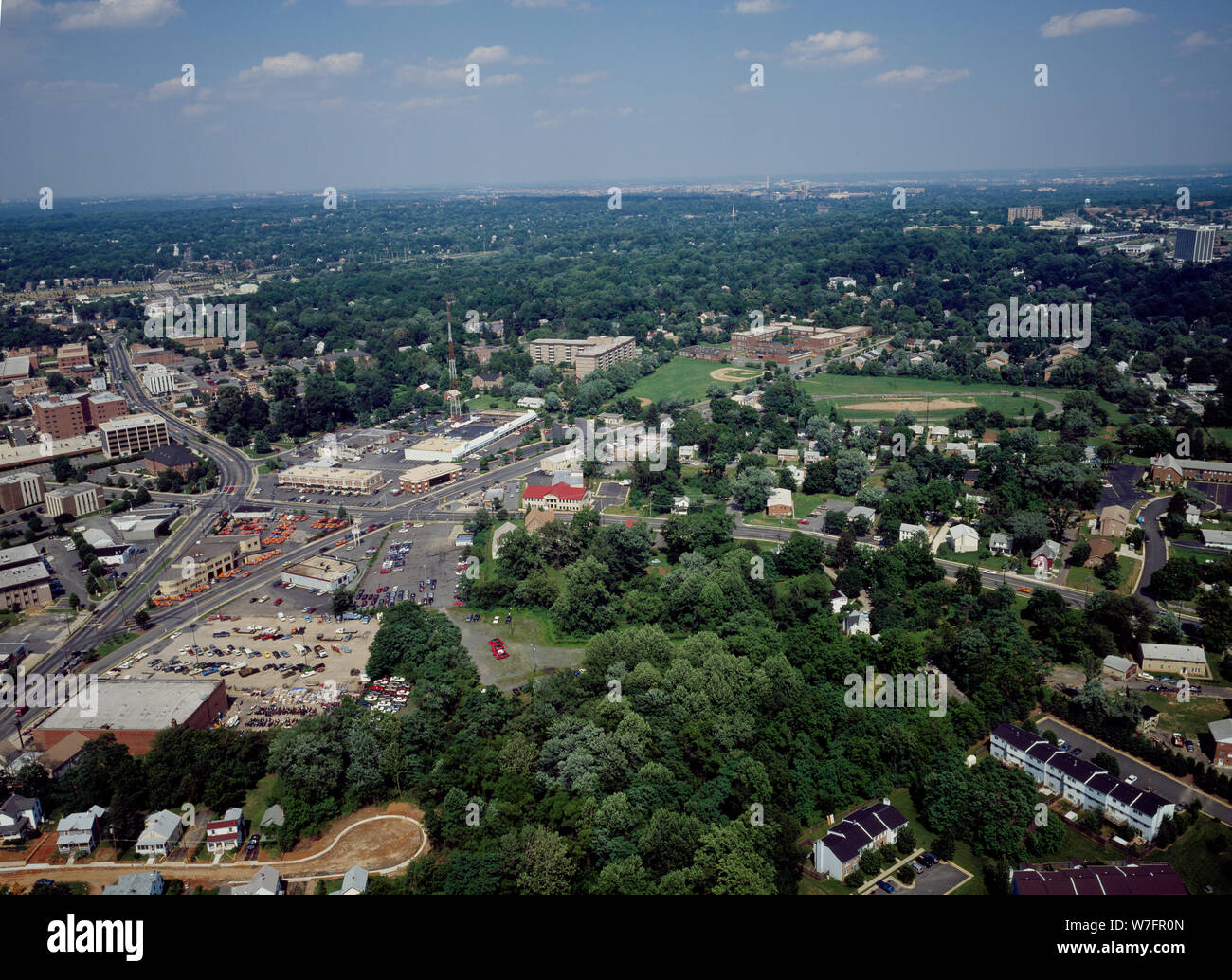 Aerial view of Northern Virginia near Washington, D.C Stock Photo - Alamy