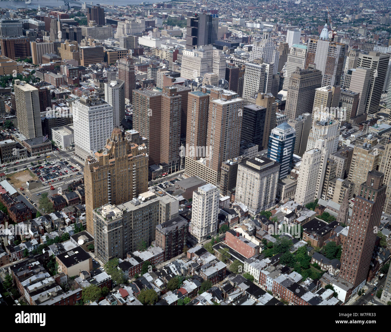 Aerial view of Philadelphia, Pennsylvania Stock Photo - Alamy