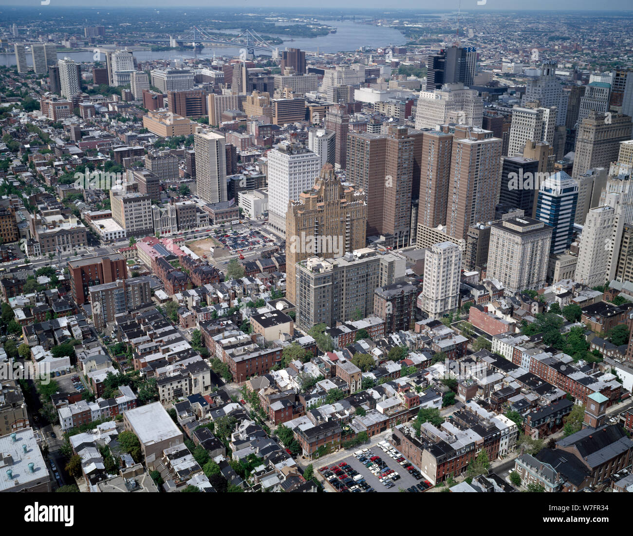 Aerial view of Philadelphia, Pennsylvania Stock Photo - Alamy