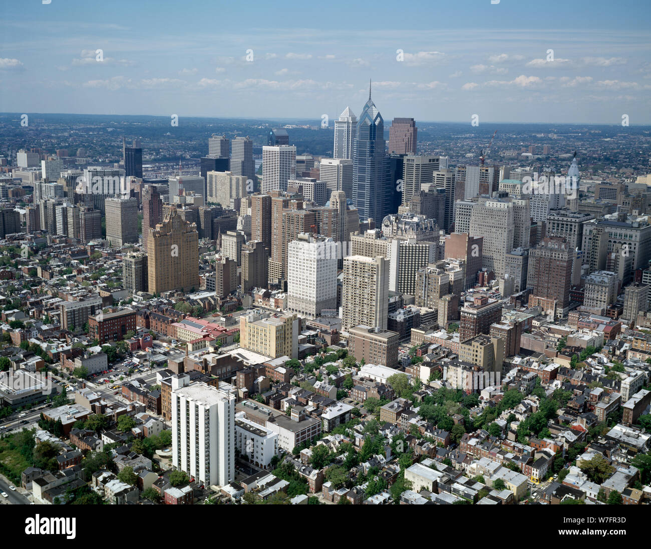Aerial view of Philadelphia, Pennsylvania Stock Photo - Alamy