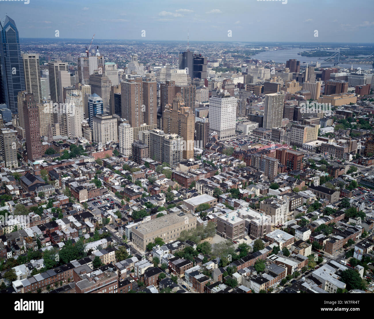 Aerial view of Philadelphia, Pennsylvania Stock Photo - Alamy