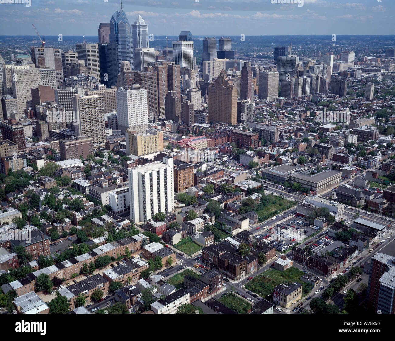 Aerial view of Philadelphia, Pennsylvania Stock Photo - Alamy