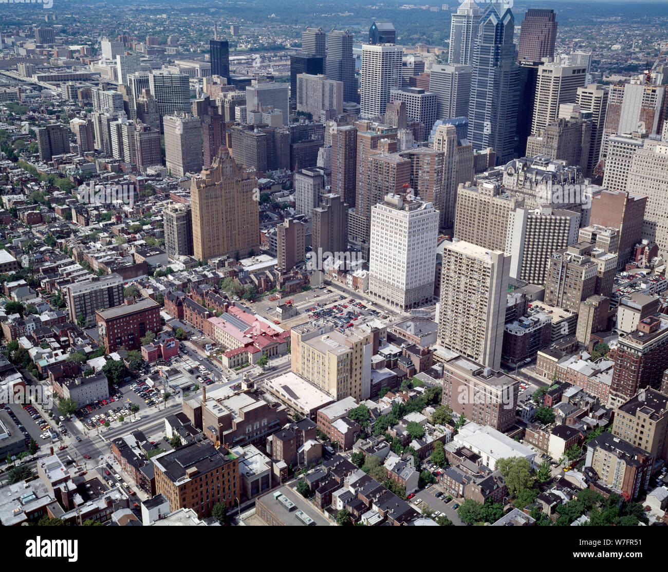 Aerial view of Philadelphia, Pennsylvania Stock Photo - Alamy