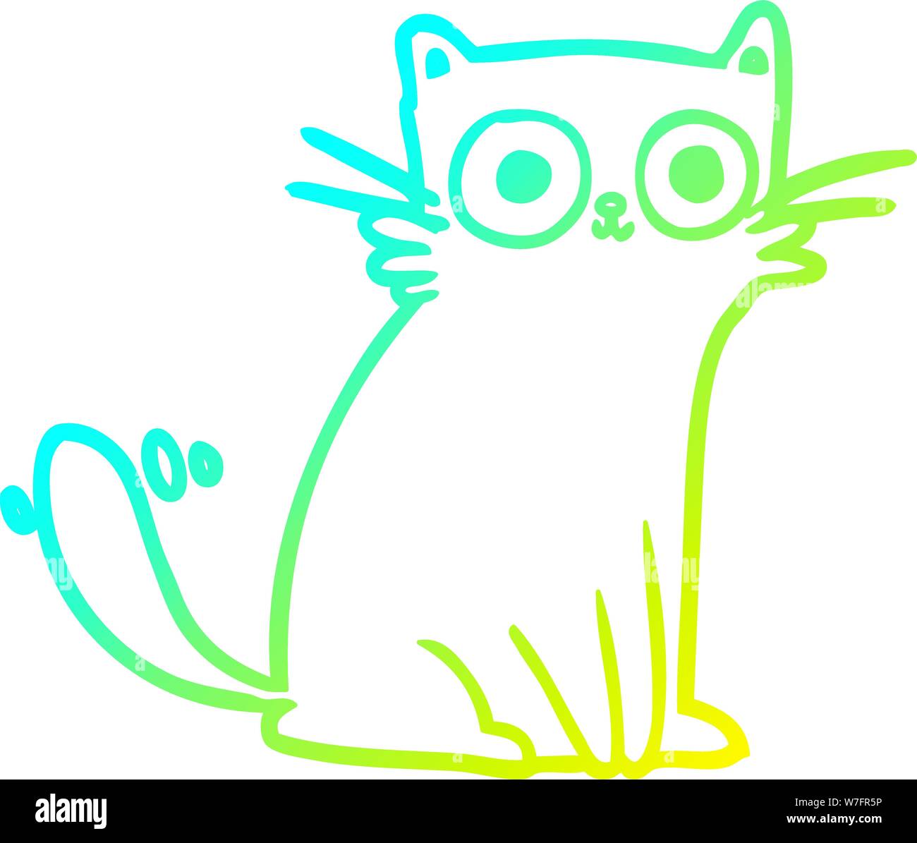 Staring cat Stock Vector Images - Alamy