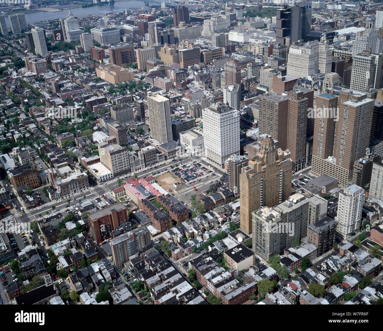 Aerial view of Philadelphia, Pennsylvania Stock Photo - Alamy