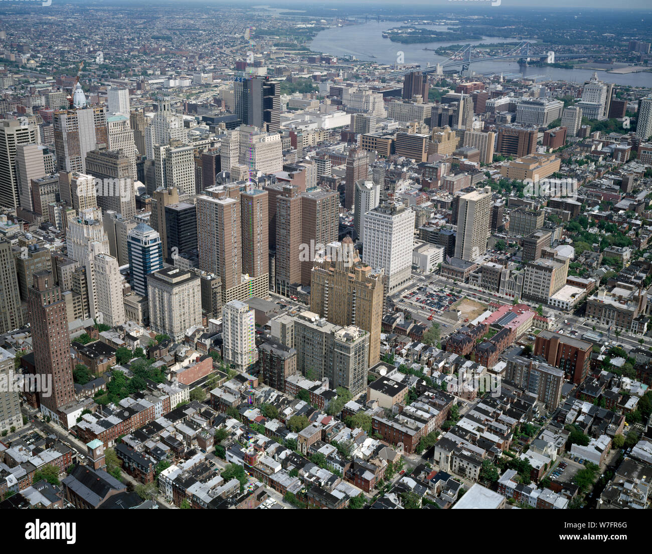 Aerial view of Philadelphia, Pennsylvania Stock Photo - Alamy
