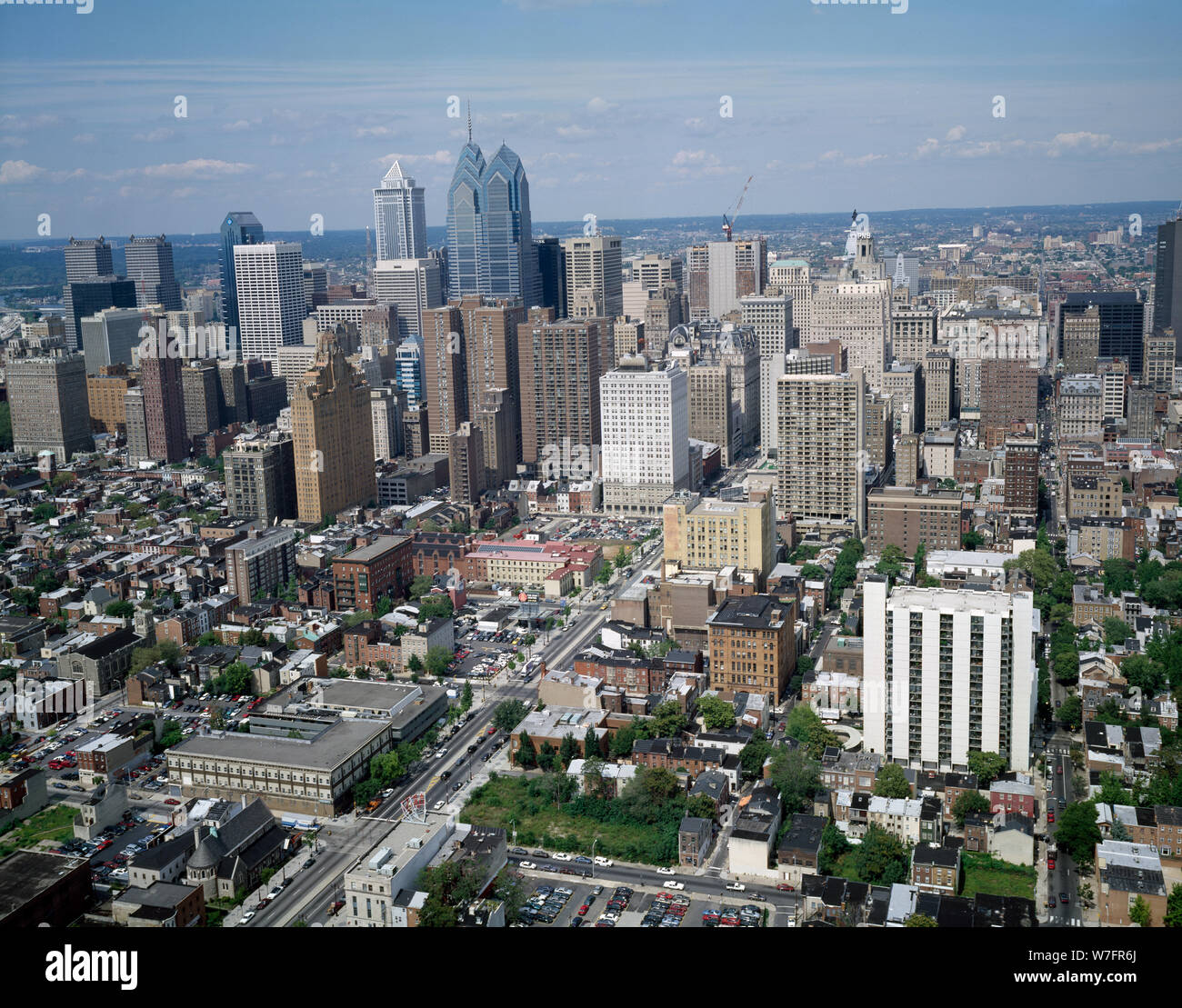Aerial view of Philadelphia, Pennsylvania Stock Photo - Alamy
