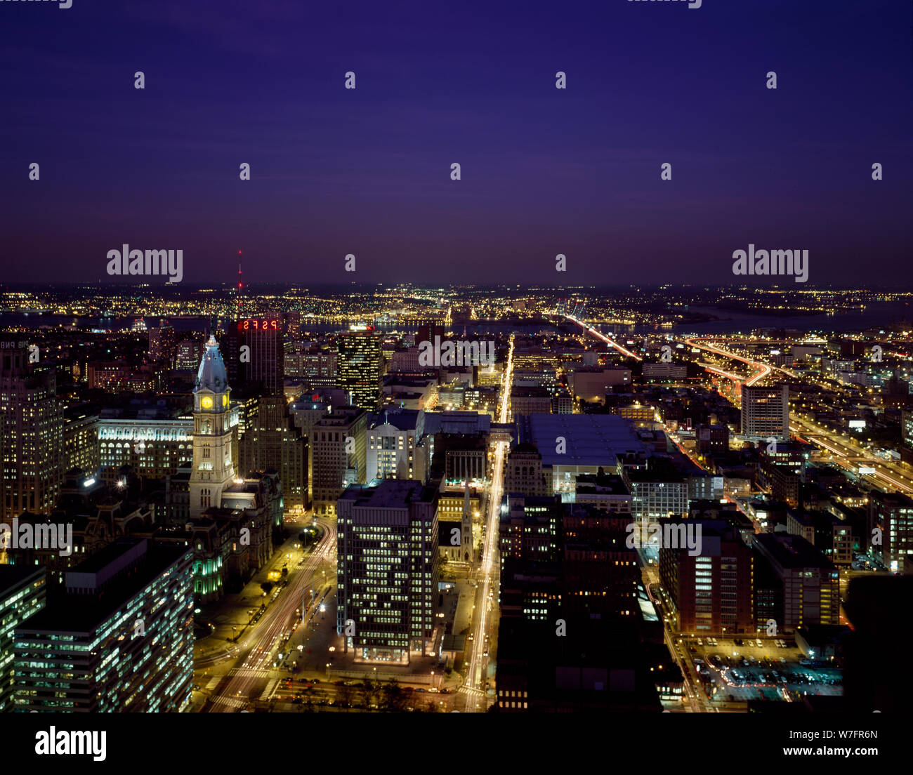 Aerial view of Philadelphia, Pennsylvania Stock Photo - Alamy