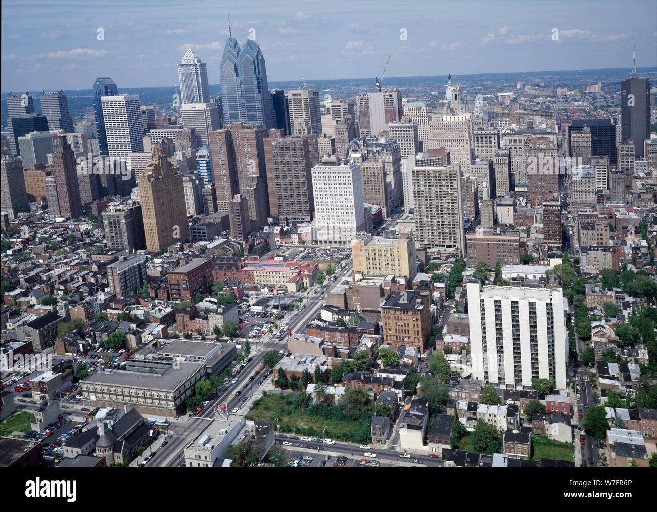 Aerial view of Philadelphia, Pennsylvania Stock Photo - Alamy